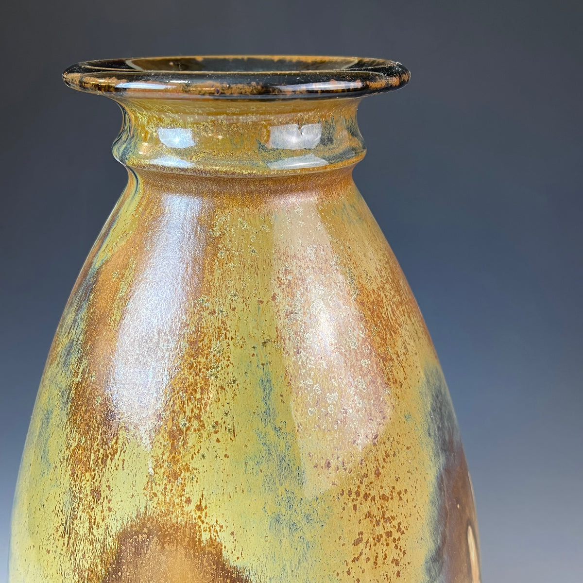 Tan Ash Vase – Spinning Earth Pottery