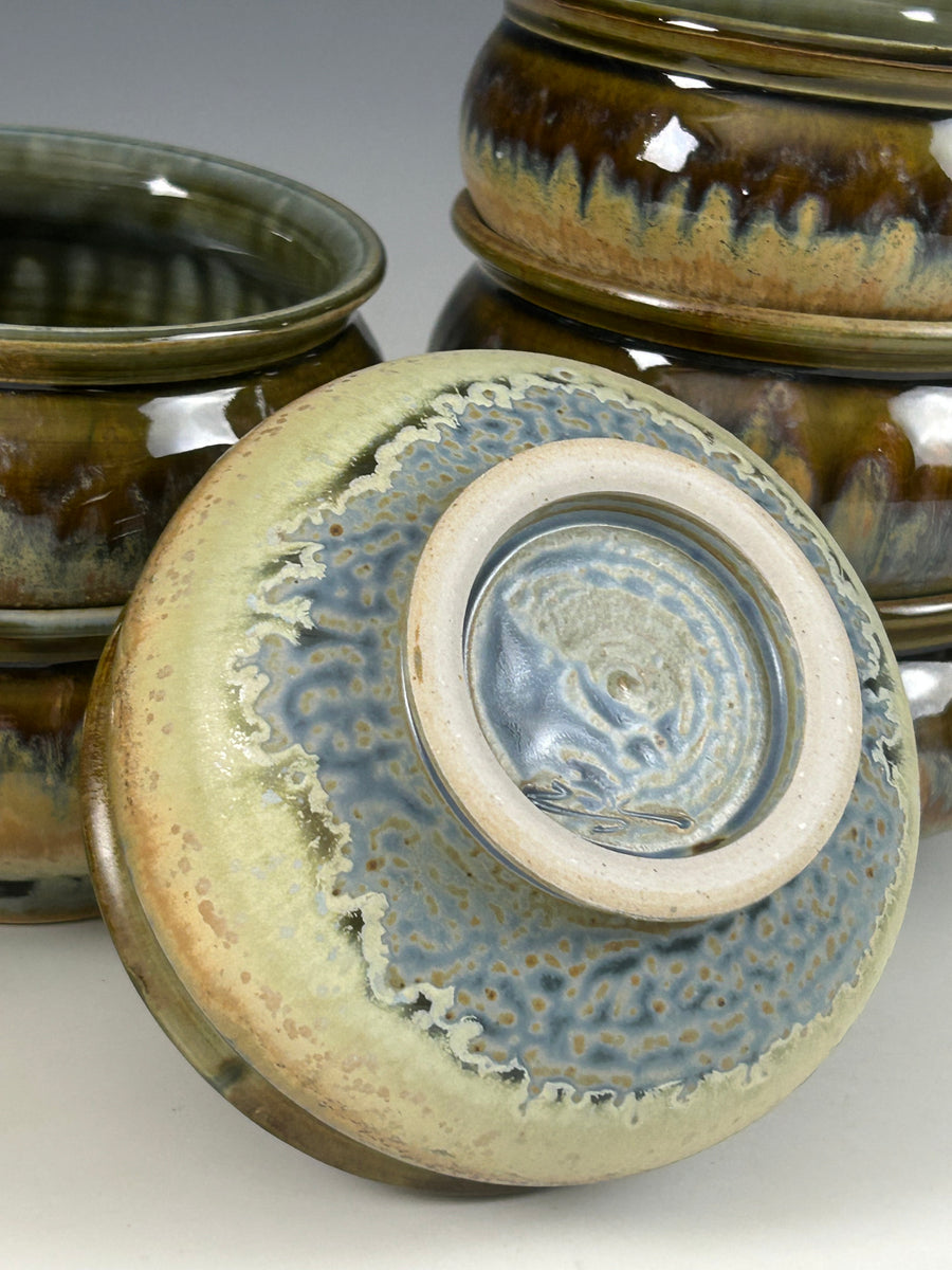 Blue Ash Bowl – Spinning Earth Pottery
